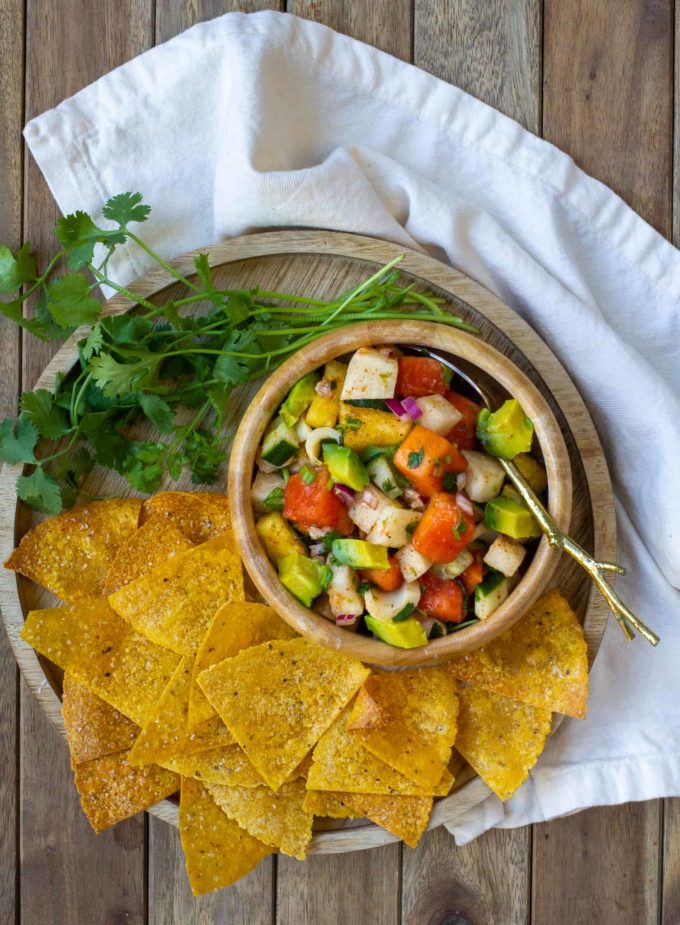 Vegan Fruit Ceviche Style Salsa